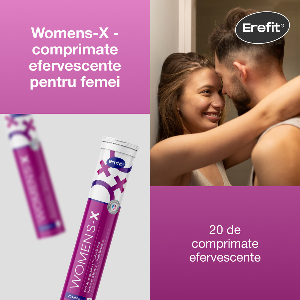 Womens-X - comprimate efervescente pentru femei, 20 de comprimate ...