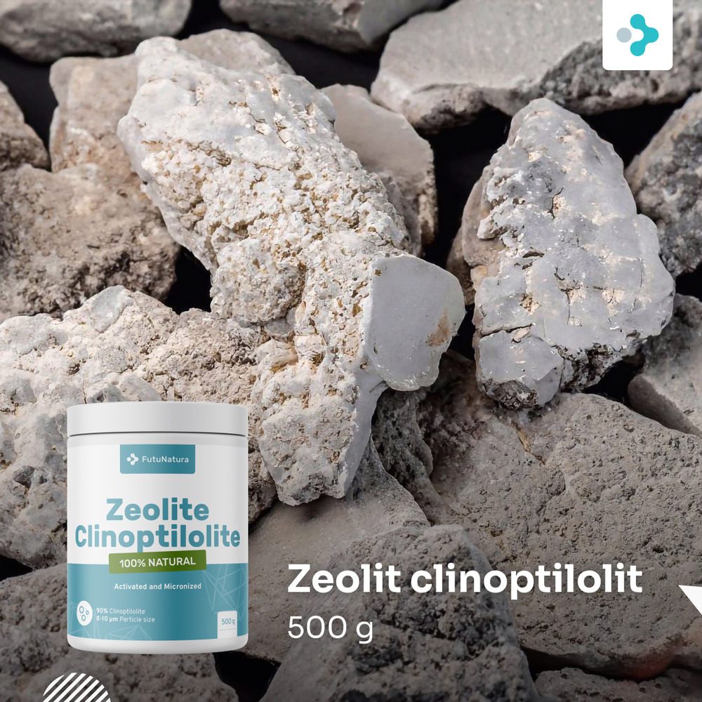 Zeolit clinoptilolit, 500 g - FutuNatura.ro