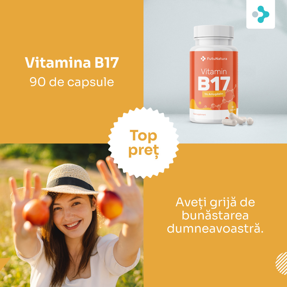 Vitamina B17, 90 de capsule - FutuNatura.ro