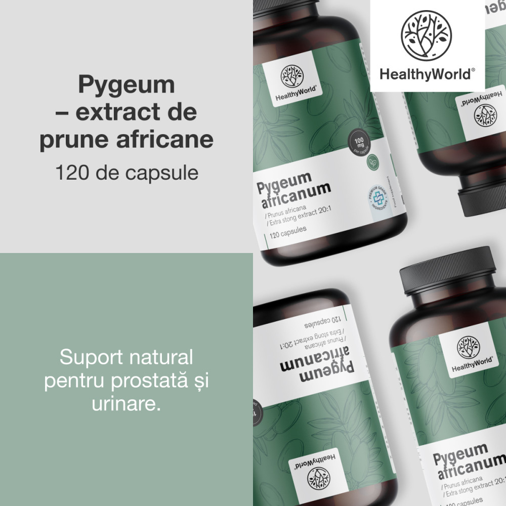Pygeum – extract de prune africane, 120 de capsule - FutuNatura.ro