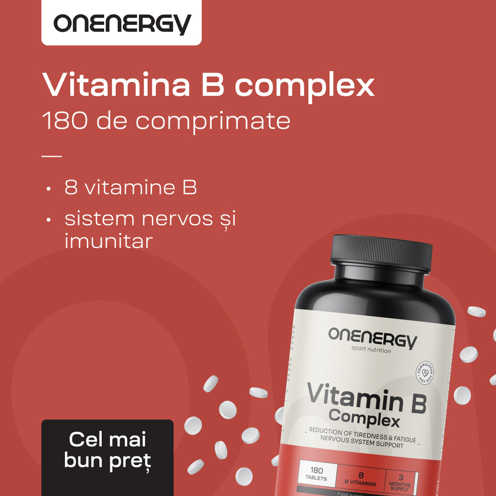Vitamina B complex, 180 de comprimate - FutuNatura.ro