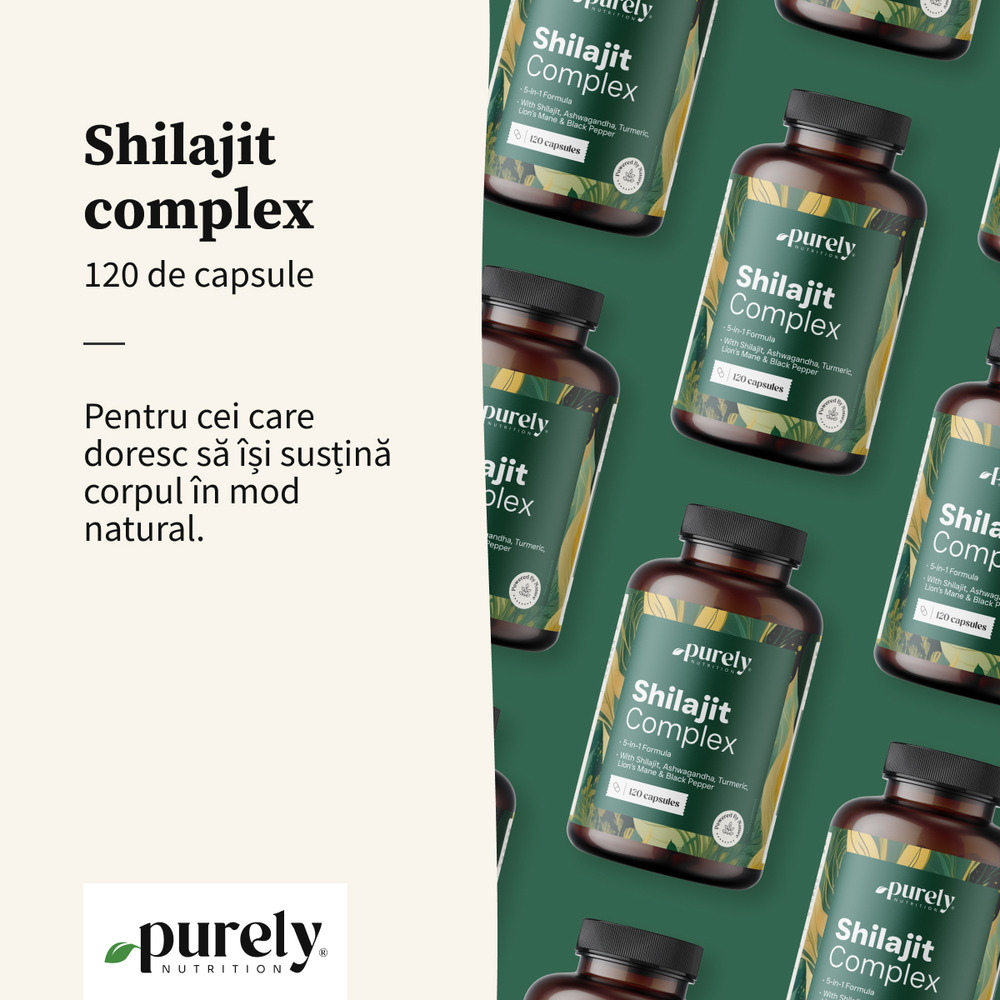 Shilajit complex, 120 de capsule - FutuNatura.ro