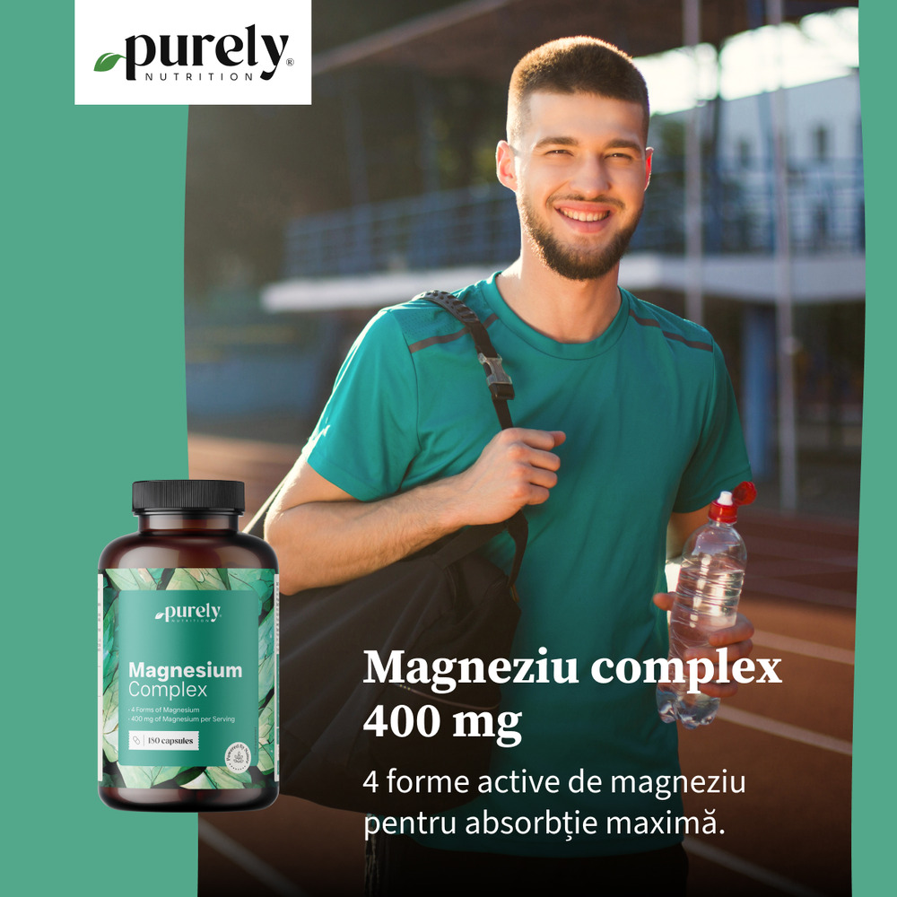 Magneziu complex 400 mg, 180 de capsule - FutuNatura.ro