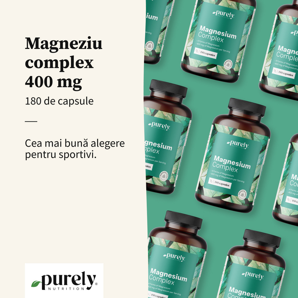 Magneziu complex 400 mg, 180 de capsule - FutuNatura.ro
